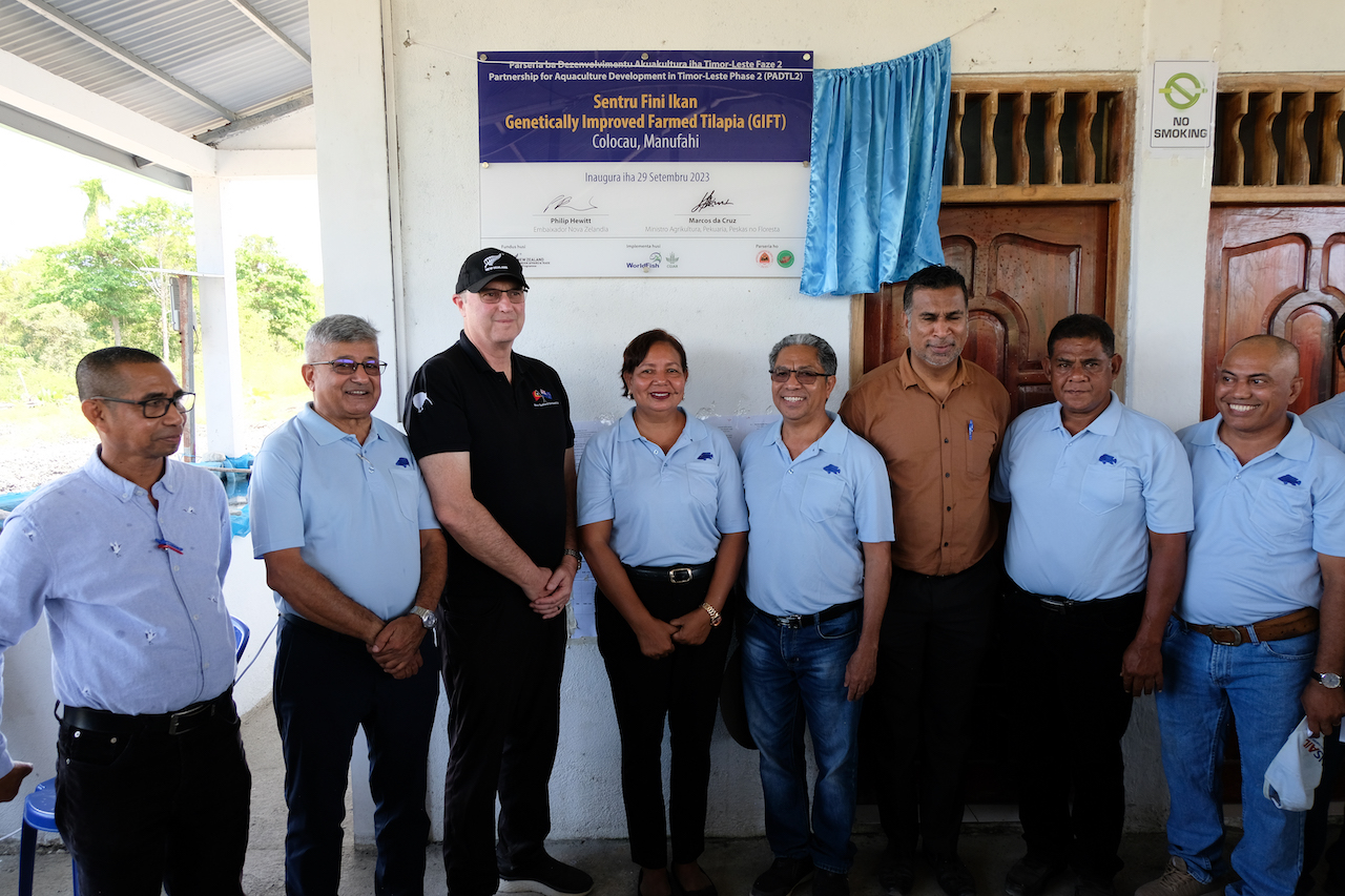 Inauguration of Colocau's GIFT hatchery: A milestone in Timor-Leste's aquaculture development ...